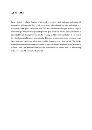 Wireless AI based industrial security robot | PDF