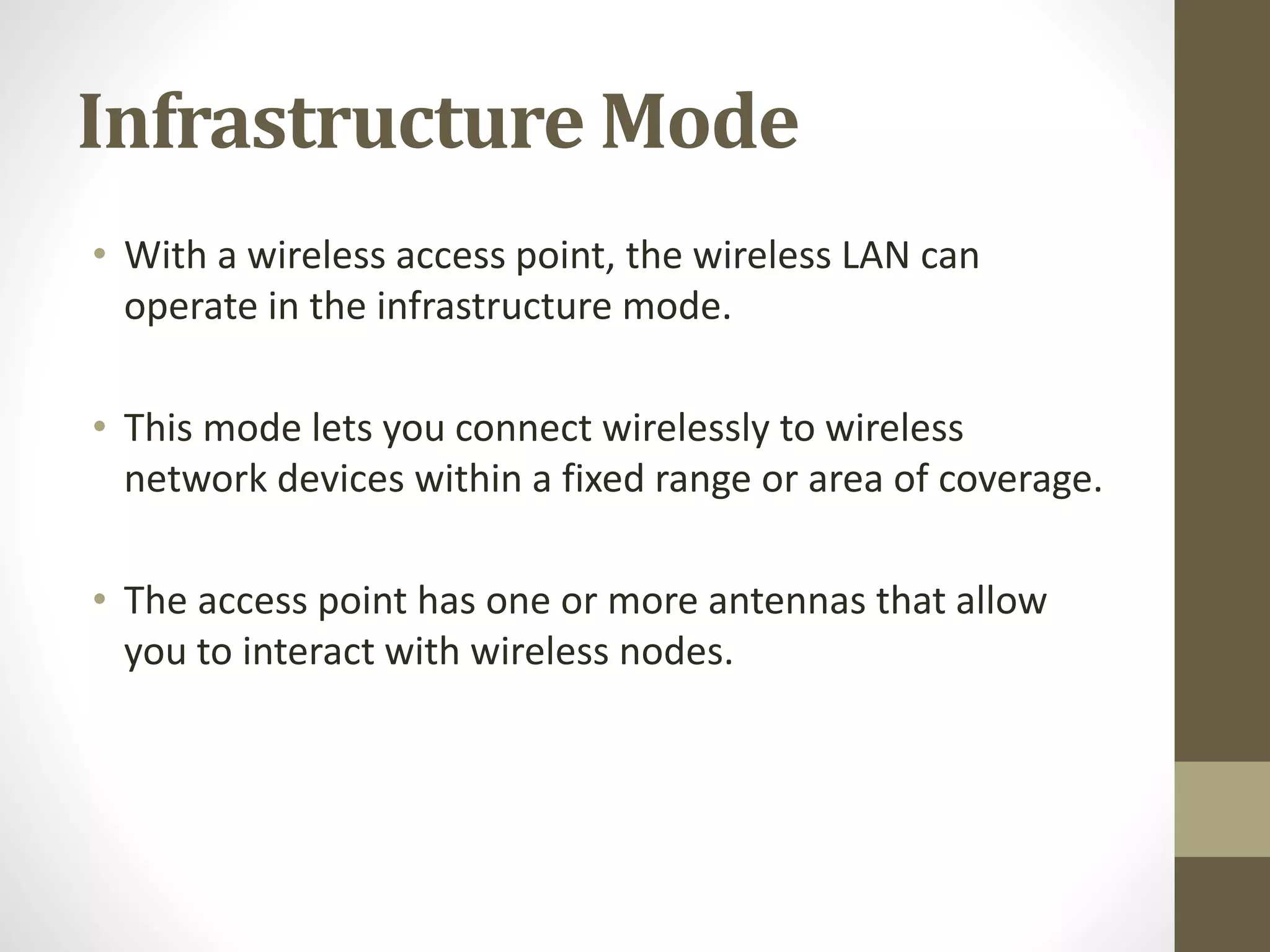 Wireless intelligent network | PPTX | Computer Networking | Computing