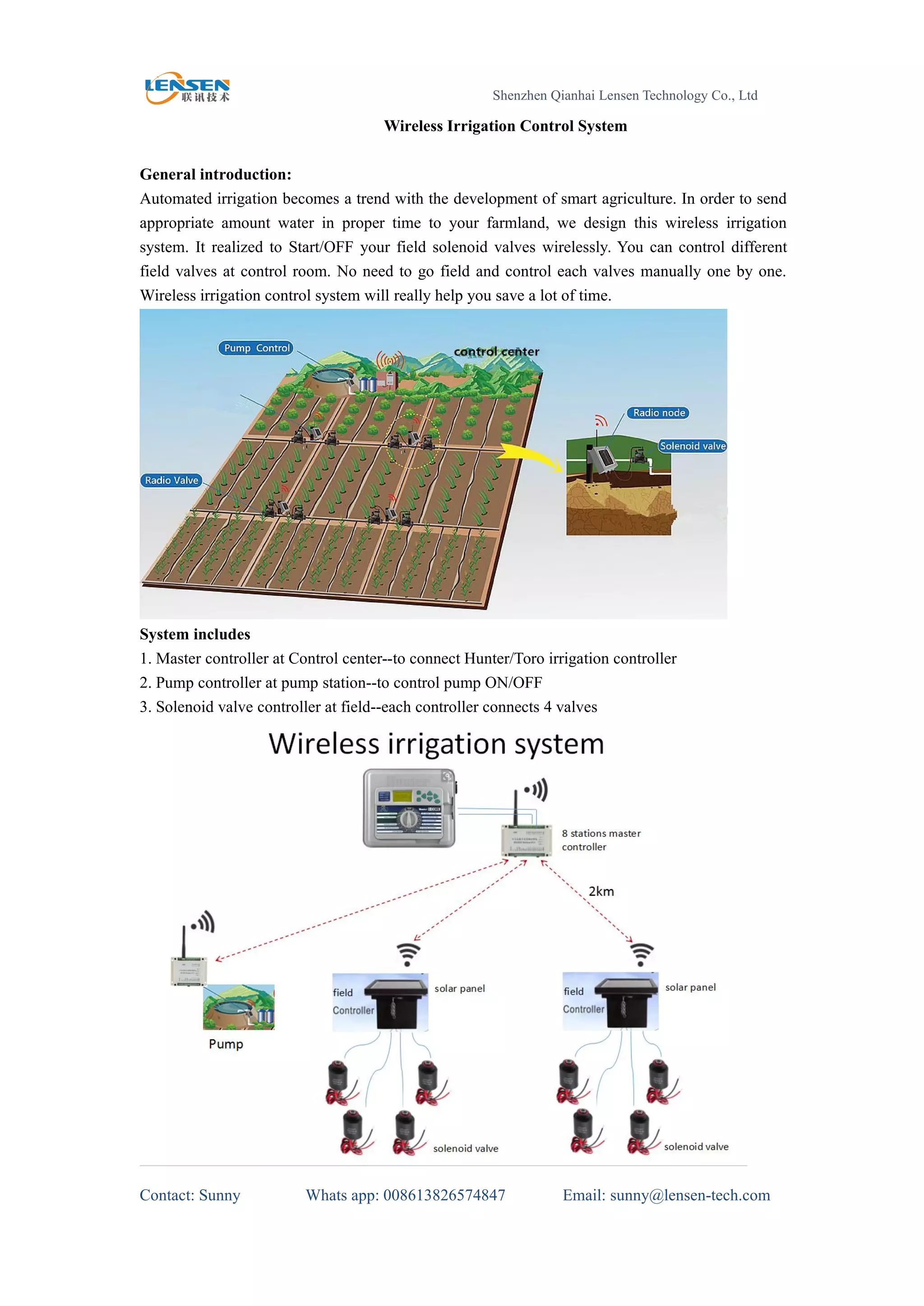 Wireless irrigation System | PDF
