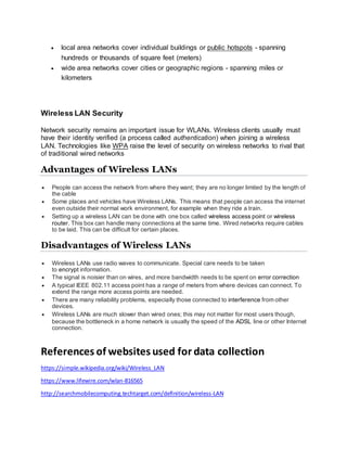 Wireless lan | DOCX