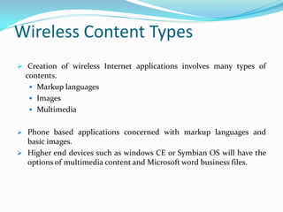 Wireless languages and content generation technologies | PDF