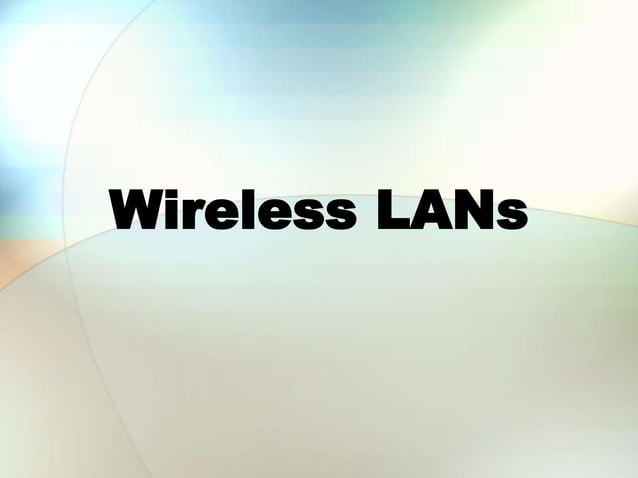 wireless lan presentation.ppt