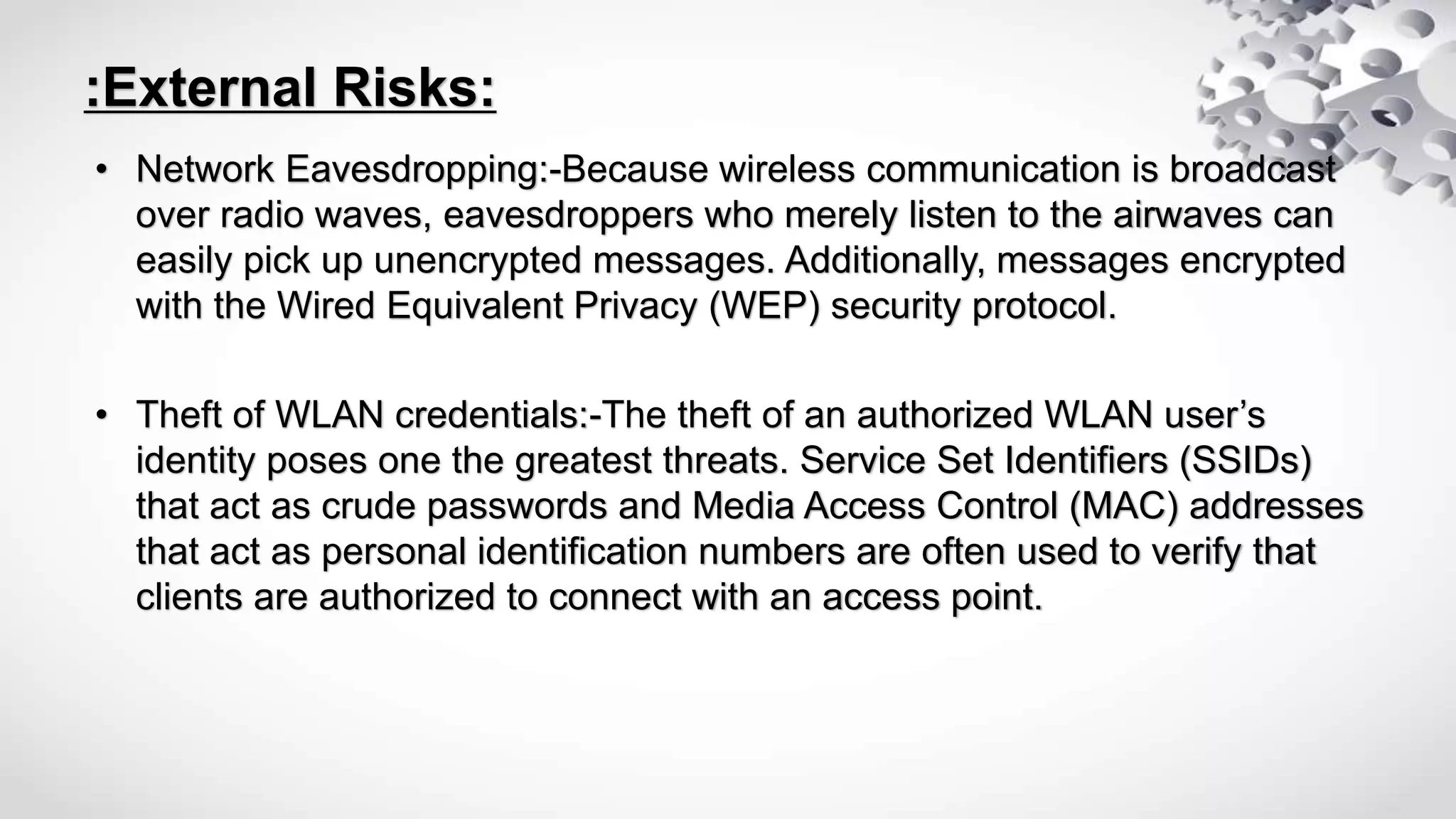 Wireless LAN Security | PPTX
