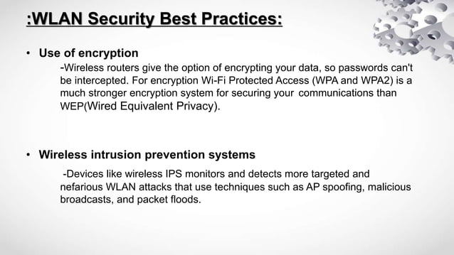 Wireless Lan Security Pptx Information And Network Security Computing