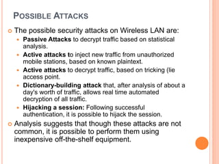 Wireless lan security(10.8) | PPTX