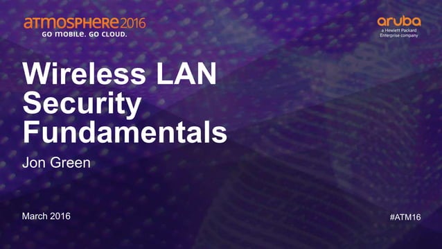 Wireless LAN Security Fundamentals | PPT | Free Download
