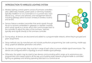 Wireless lighting managemnt system | PPTX | Home Appliances | Home & Garden