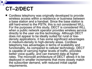 Wireless Local Loop | PPT