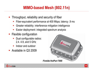 Wireless Mesh For Transportation | PPT