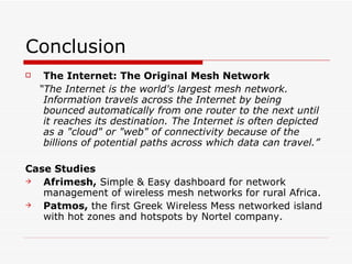 Wireless Mesh Networks | PPT