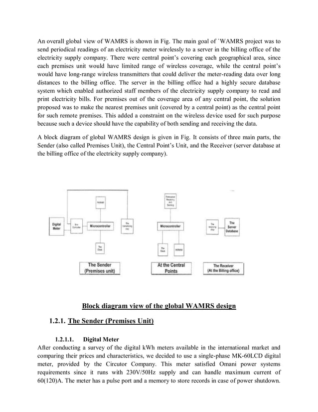 Wireless meter reading system | PDF
