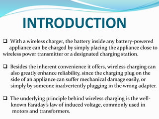 Wireless mobile battery | PPTX | Consumer Electronics | Technology & Computing