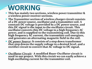 Wireless mobile battery | PPTX | Consumer Electronics | Technology & Computing
