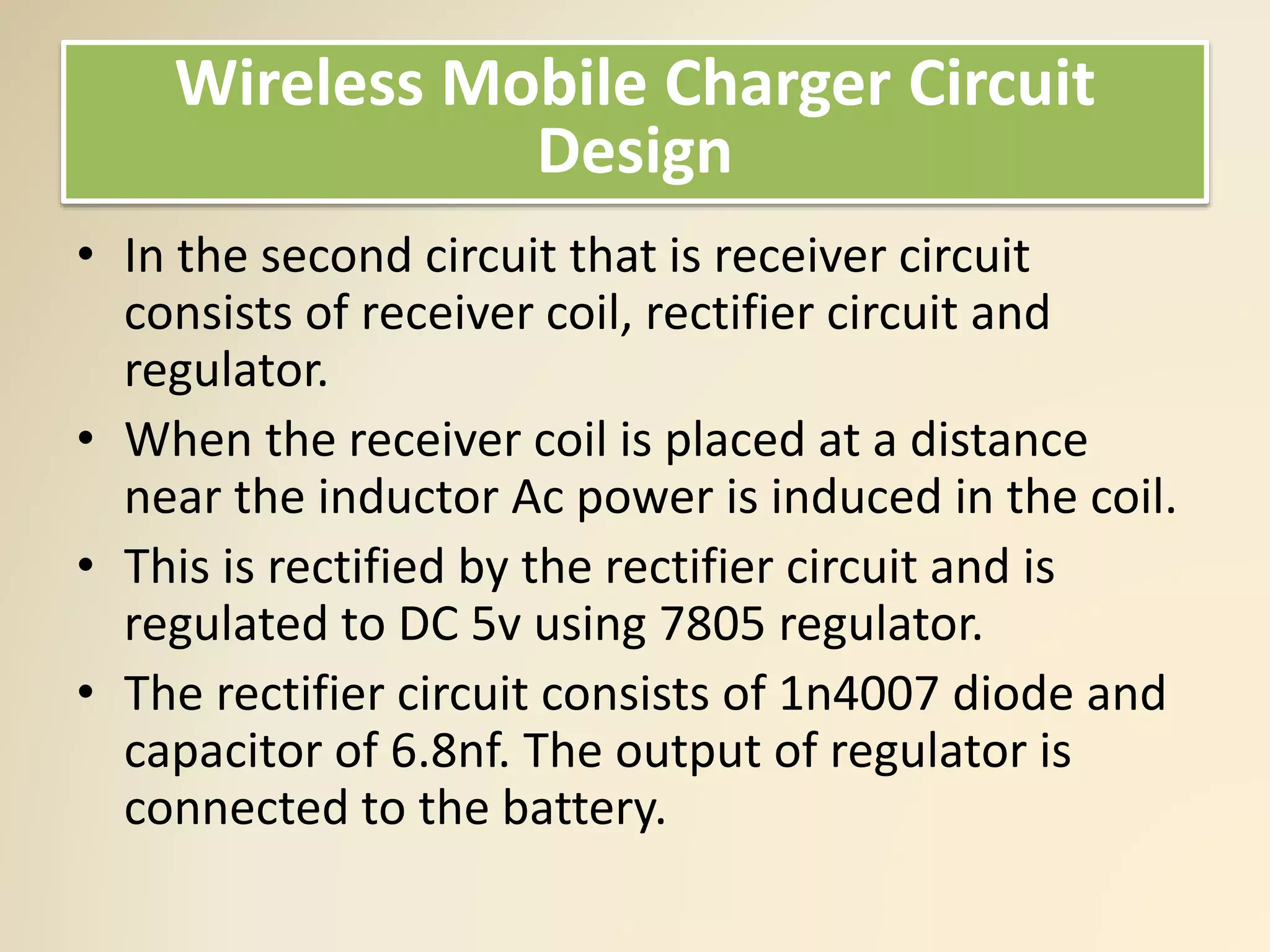 Wireless mobile battery charger | PPTX