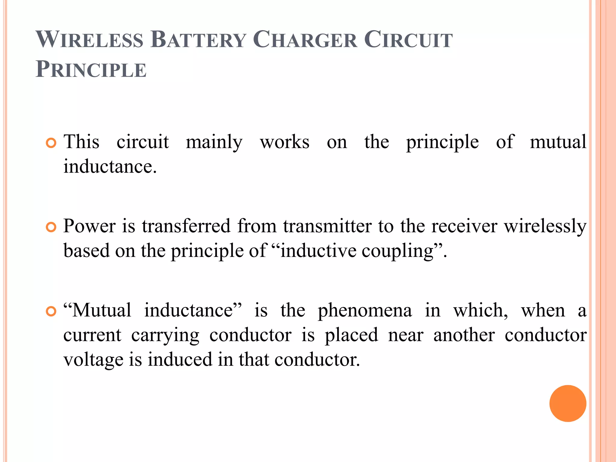 Wireless mobile charger | PPTX
