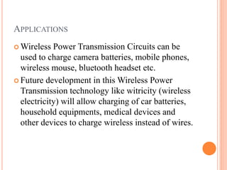 Wireless mobile charger | PPTX