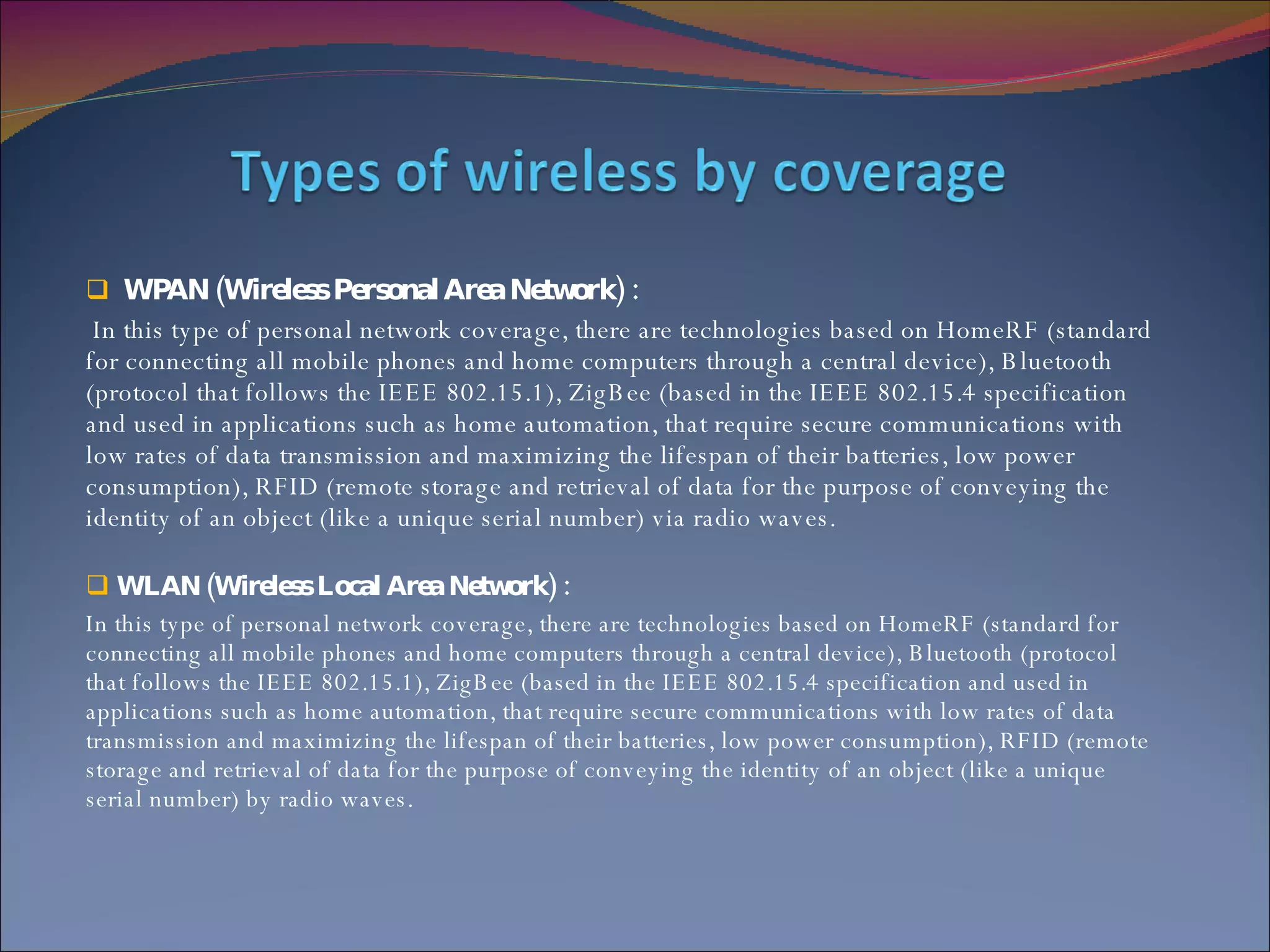 Wireless Network | PPT