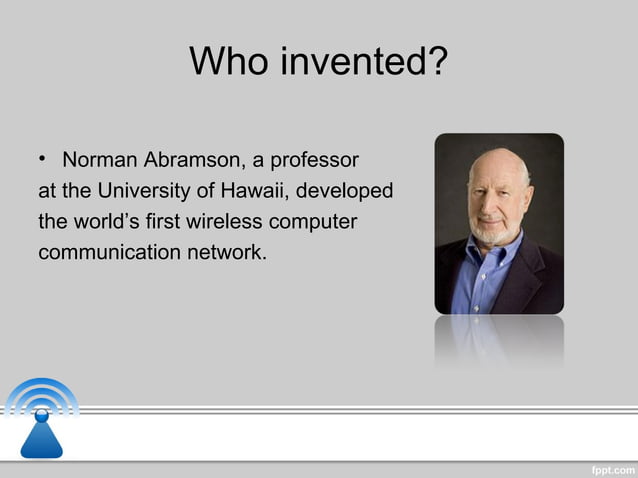Wireless network | PPT | Computer Networking | Computing