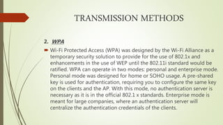 Wireless network Project Class 12 | PPTX