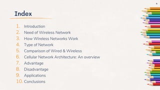 Wireless network (cellular network architecture and http.) | PPT