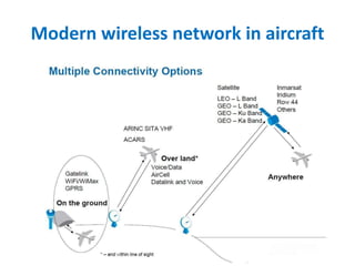 Wireless network in aircraft | PPTX