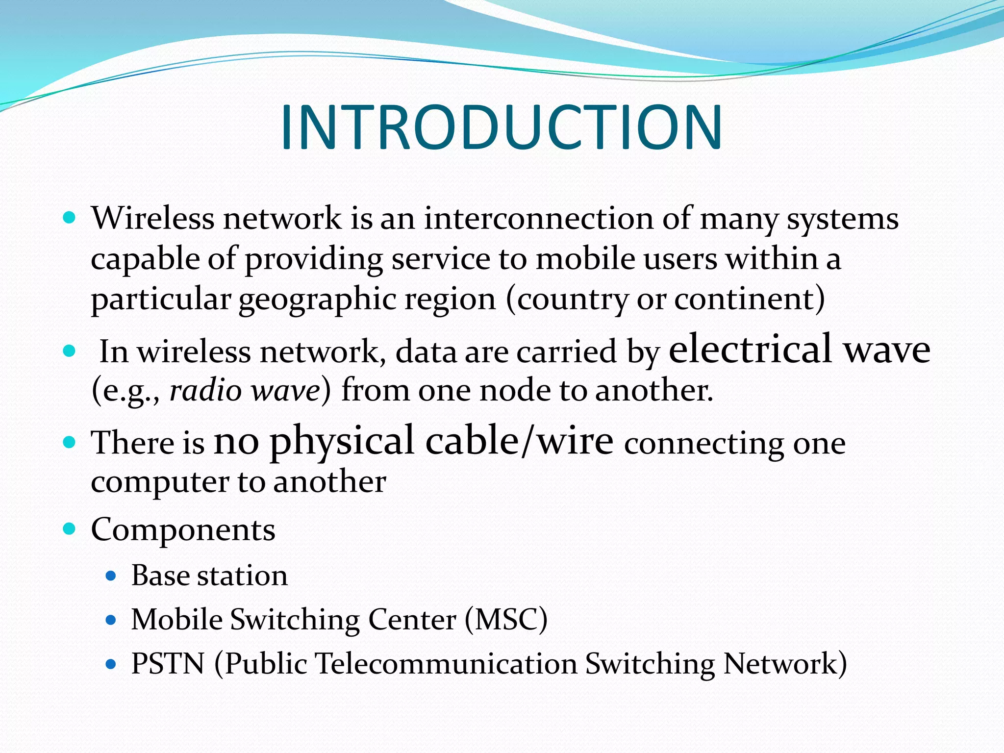 Wireless Networking Pptx Computer Networking Computing