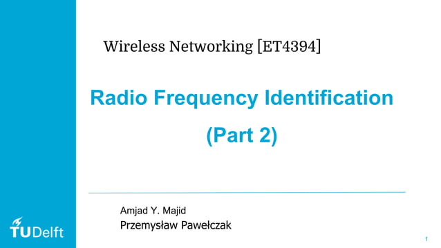 Rfid Epc Protocol Ppt
