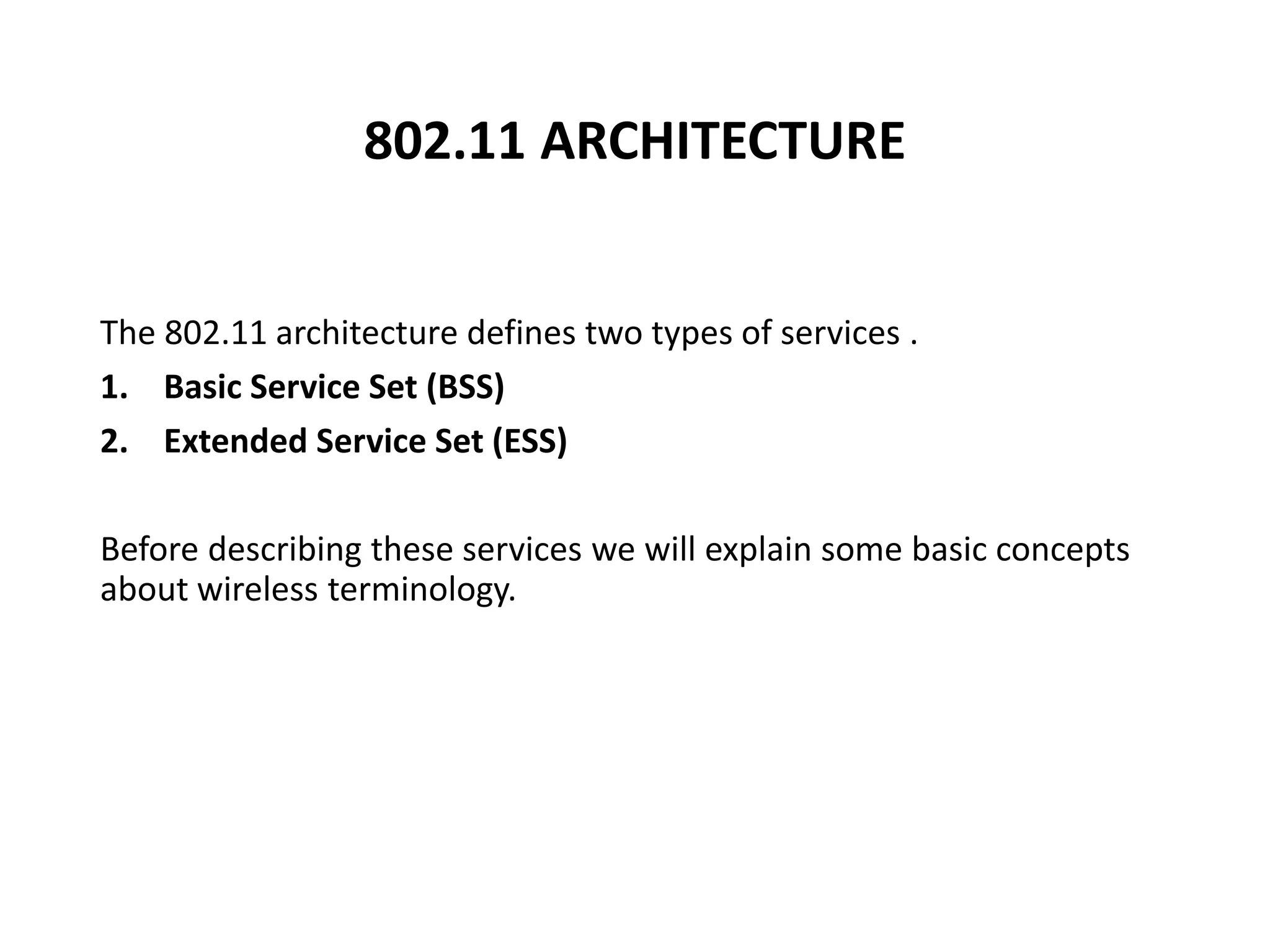 Wireless networking | PPTX