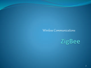 Wire less networking system zigbee | PPT