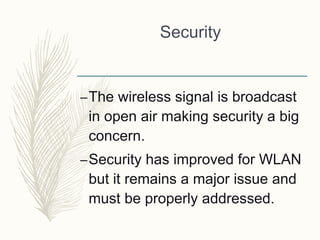 Wireless network presentation | PPTX
