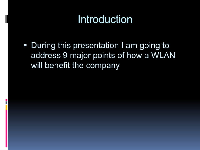 Wireless Network Presentation | PPTX | Internet of Things | Internet