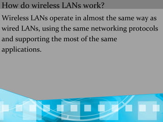 Wireless networks | PPT