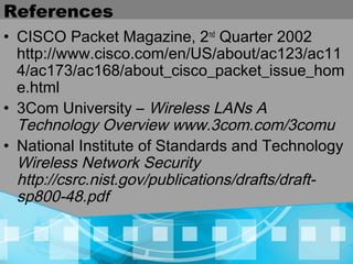 Wireless networks | PPT | Computer Networking | Computing