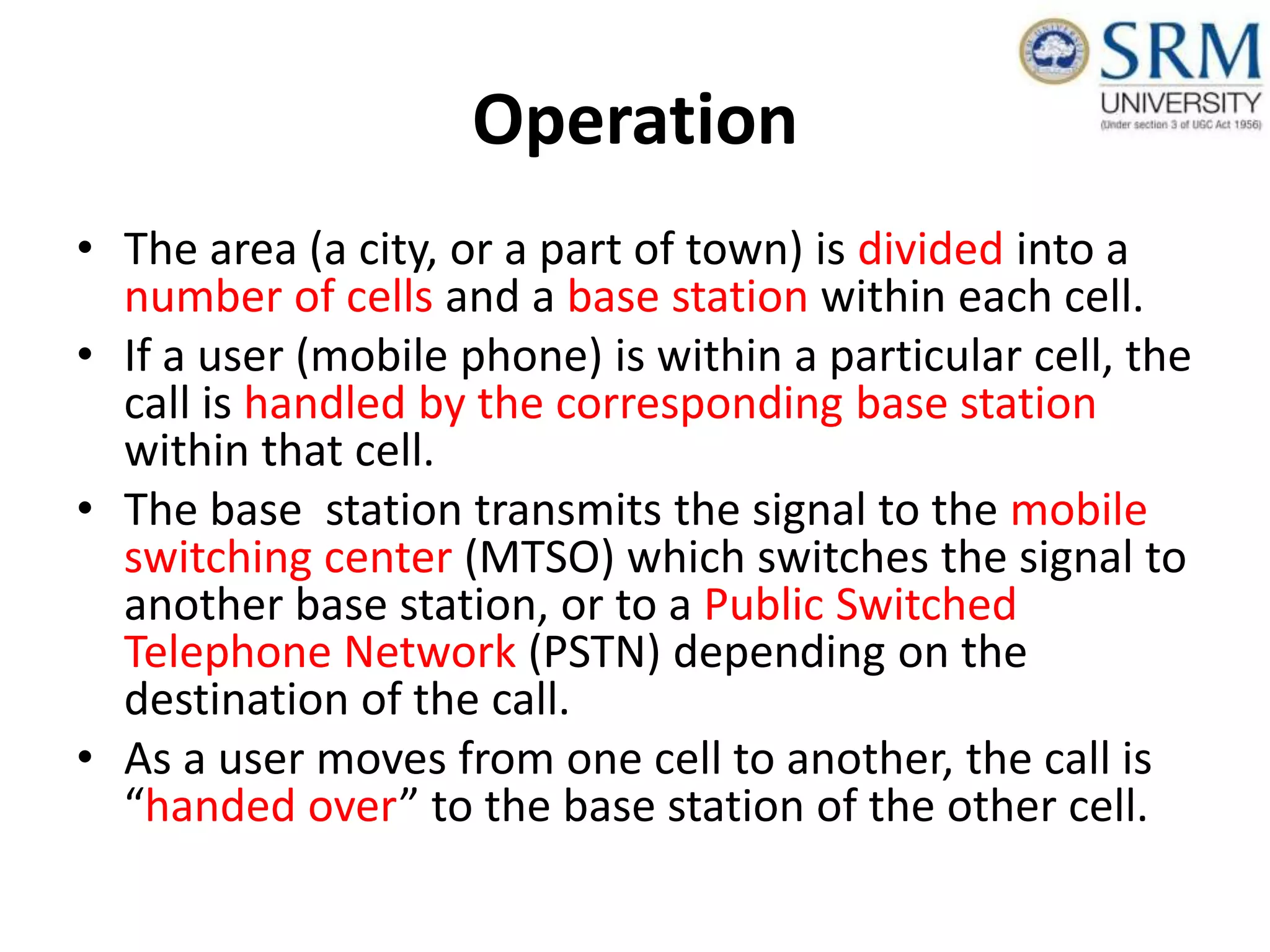 Cellular Telephone Systems | PPTX