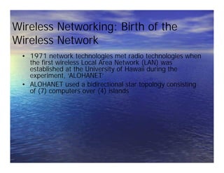 Wireless Networks | PPT