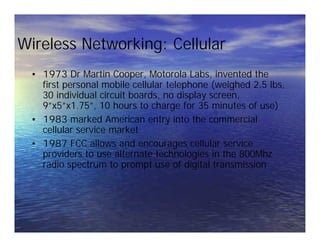 Wireless Networks | PPT