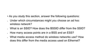 WIRELESS NETWORKS DEVICES CONFIGURATION. | PPTX | Internet | Computing