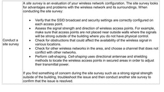 WIRELESS NETWORKS DEVICES CONFIGURATION. | PPTX | Internet | Computing