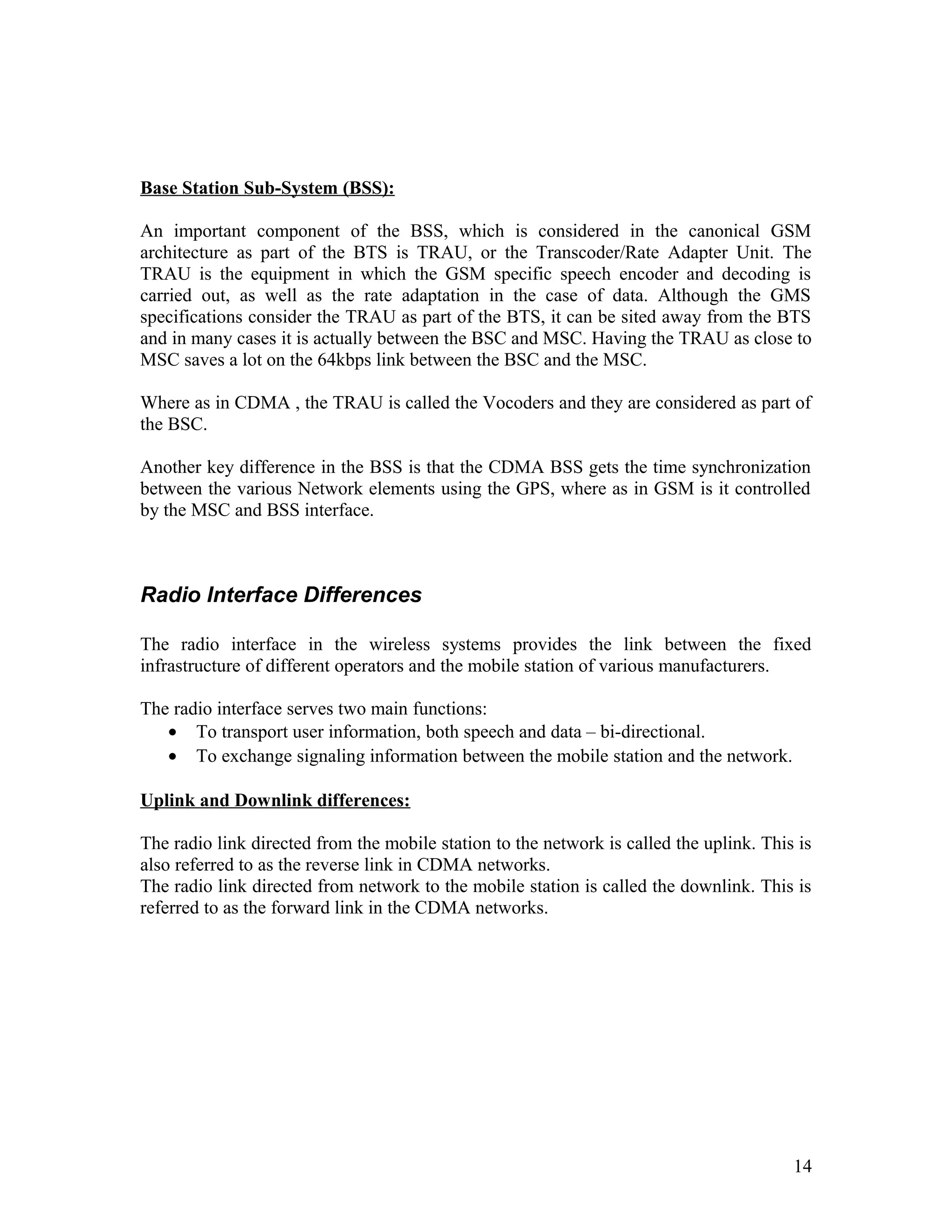 Wireless networks gsm cdma | DOC | Computer Networking | Computing