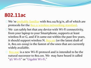 Wireless networks ppt | PPTX
