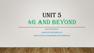 WIRELESS NETWORKS - 4G & BEYOND | PPT