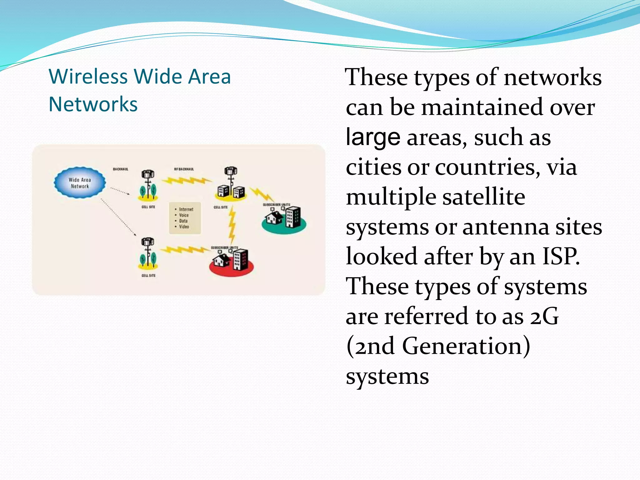 Wireless networks and types | PPTX