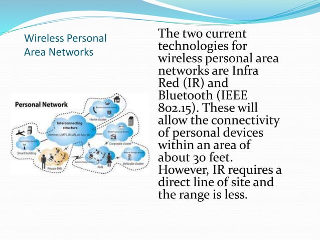 Wireless networks and types | PPTX