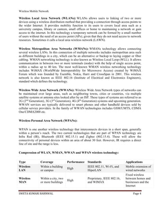 Wireless networks & cellular wireless networks | PDF