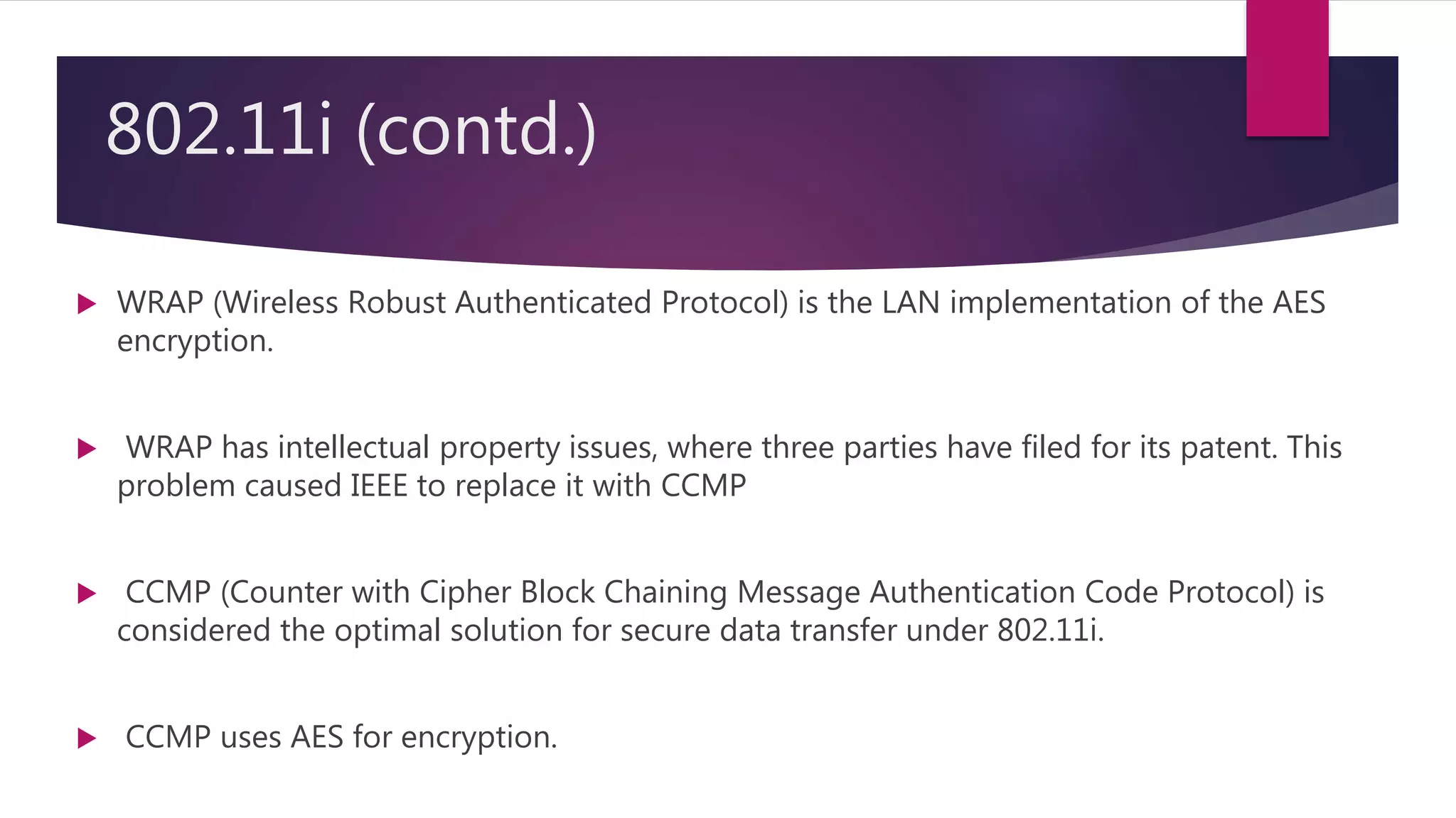 Wireless network security | PPTX