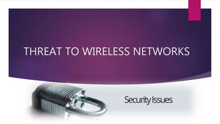 Wireless network security | PPTX