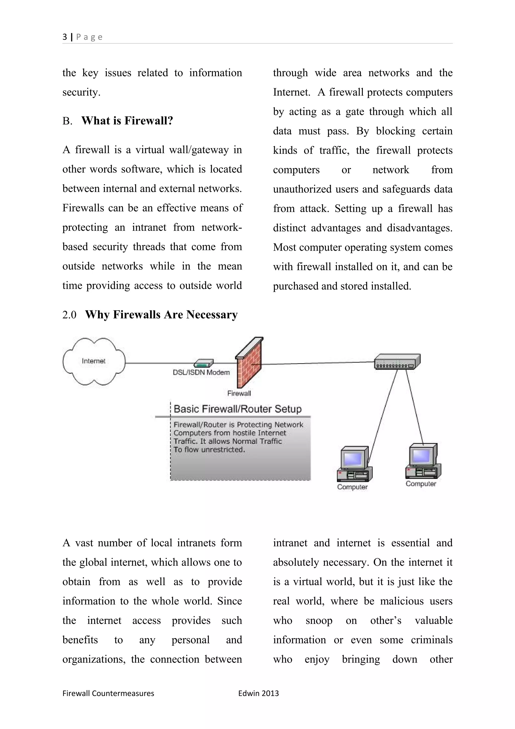 Wireless network security threats countermeasure | DOC