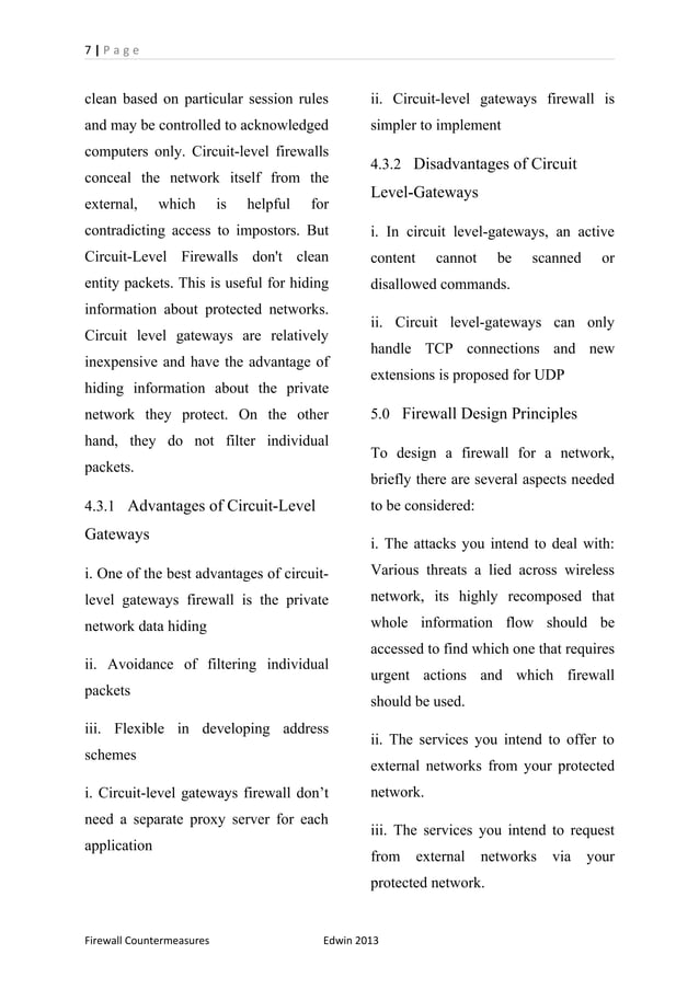 Wireless Network Security Threats Countermeasure Doc Computer Networking Computing