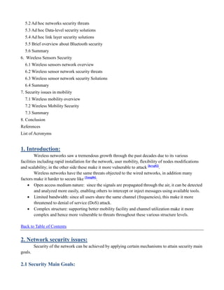 Wireless networks security | PDF