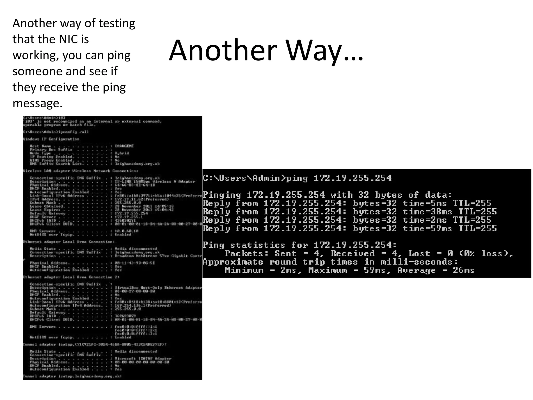 WIRELESS NIC INSTALL | PPT